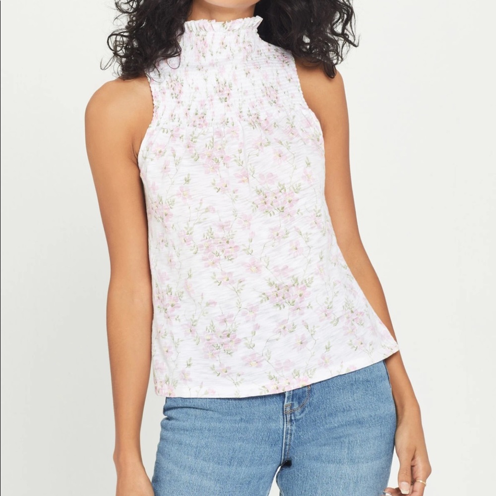 Goldie Forget Me Not Smocked Shell - Gem